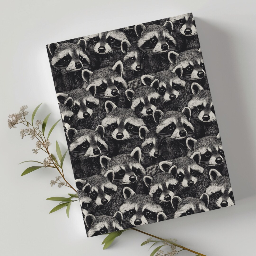 Raccoon Journal, Raccoon Notebook, Gift for Raccoon Lover Gift Funny ...