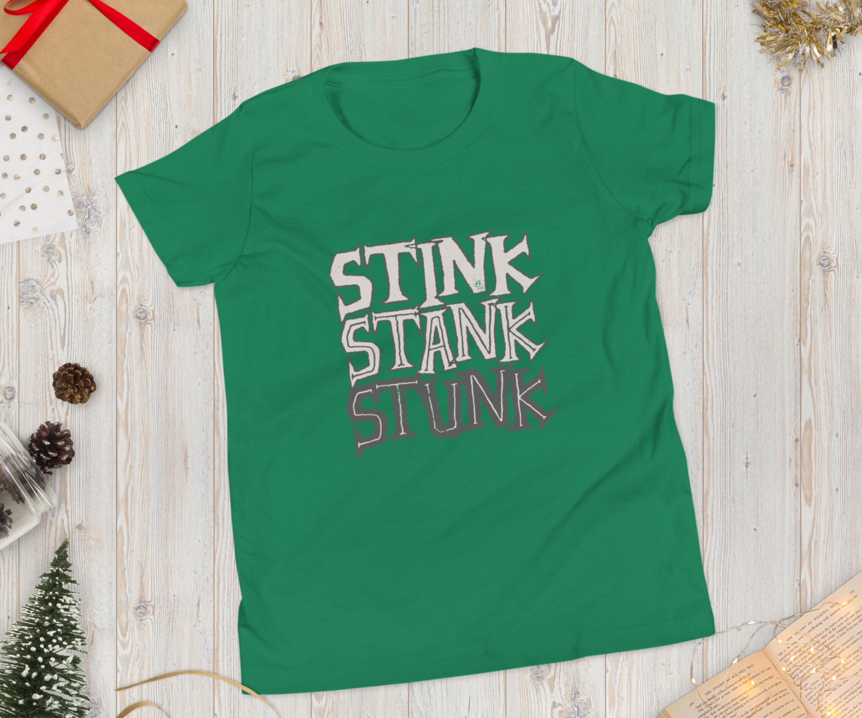 Kids Stink Stank Stunk Christmas Tshirt for Boys Funny - Etsy