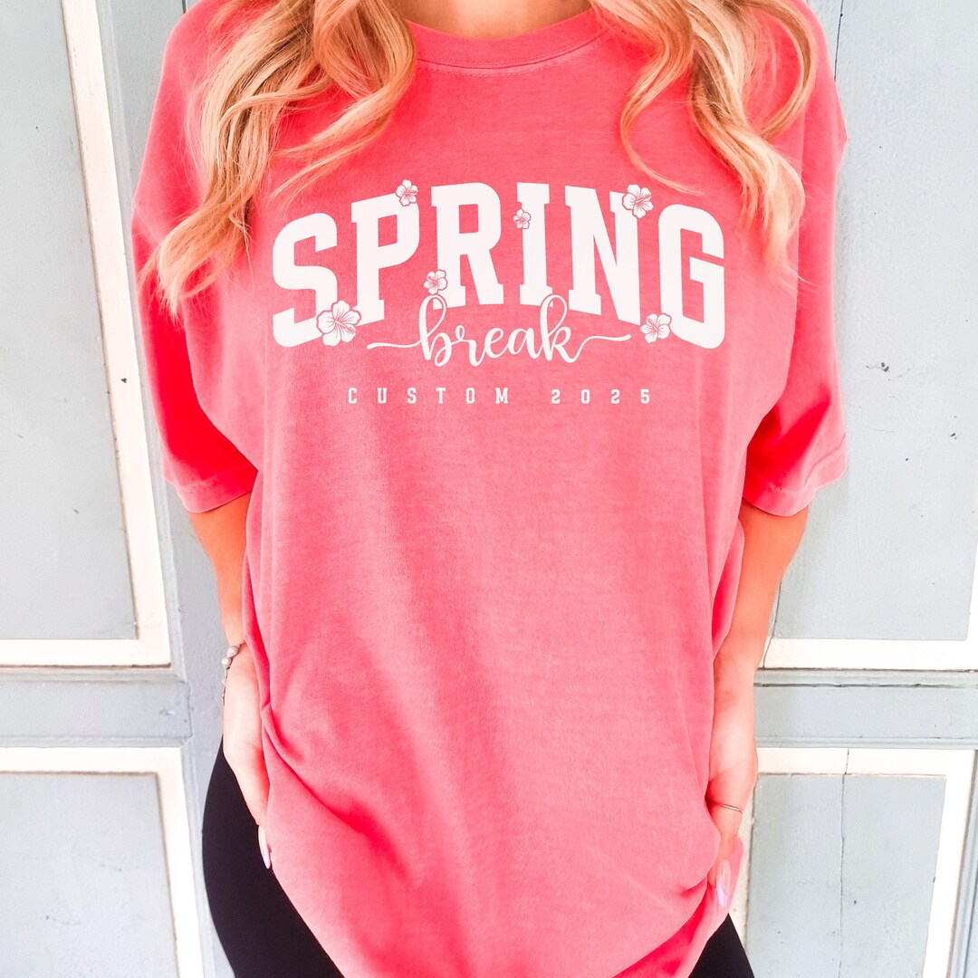 Custom Spring Break Shirts, Matching Family Comfort Colors® Vacation ...
