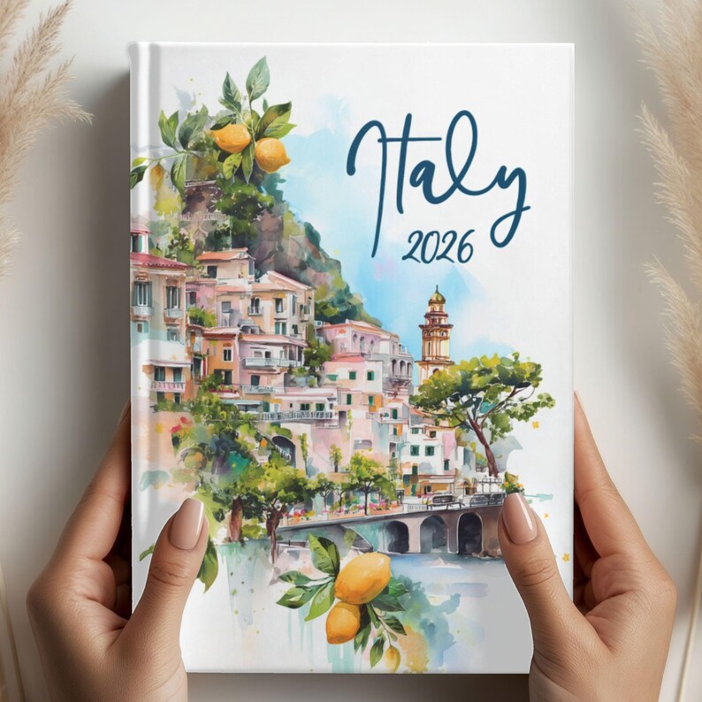 Italy Travel Journal, 2026 Italian Travel Diary Vacation Notebook ...