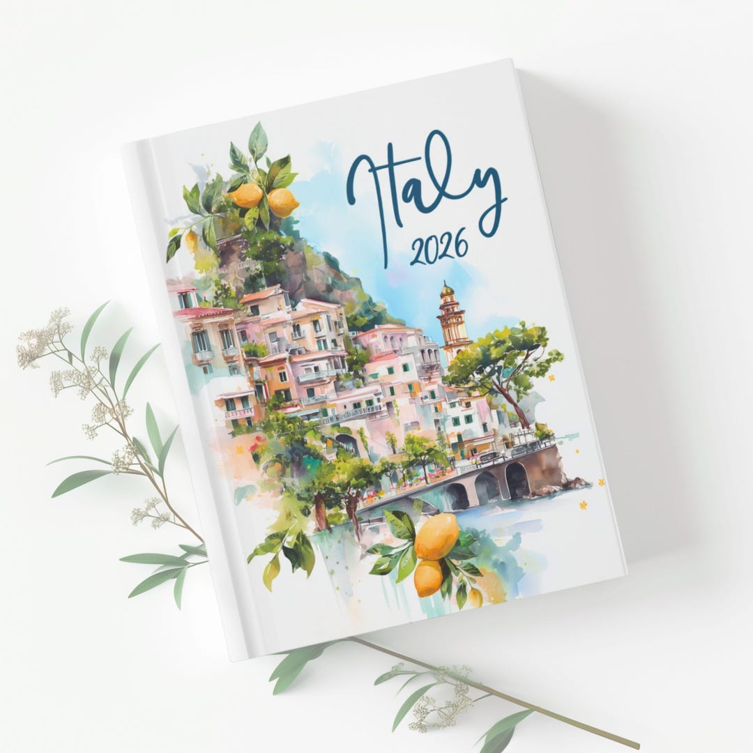 Italy Travel Journal, 2026 Italian Travel Diary Vacation Notebook ...