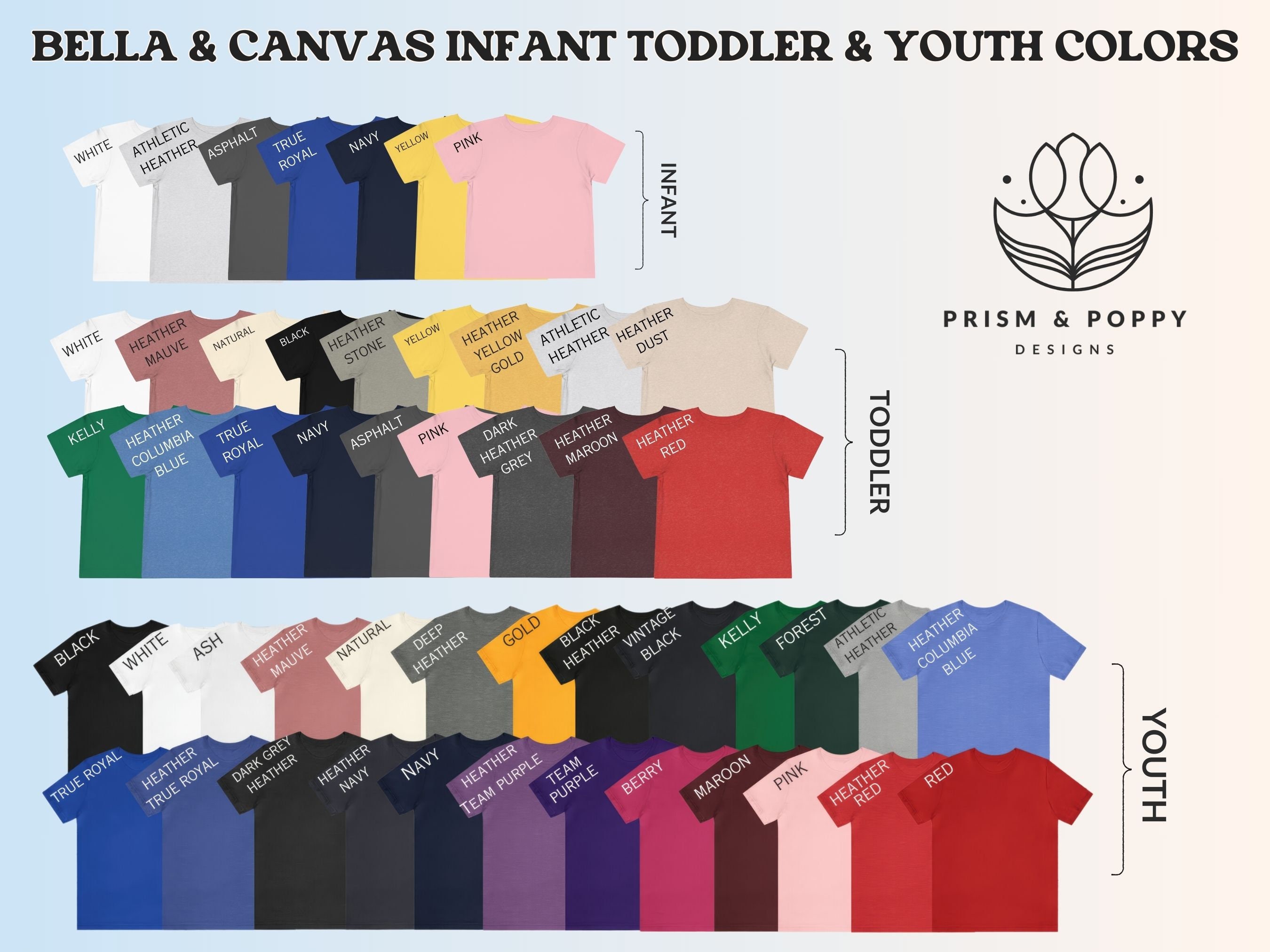 Custom Family Shirts - Two Sided Print. Infant, Toddler, Kids + Adult ...