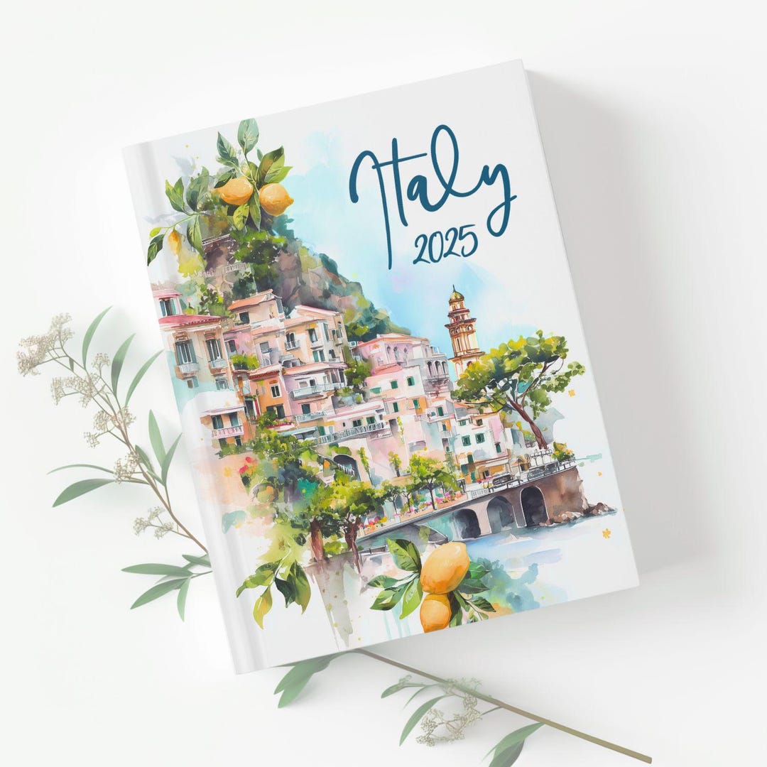 Italy Travel Journal, 2025 Italian Travel Diary Vacation Notebook ...