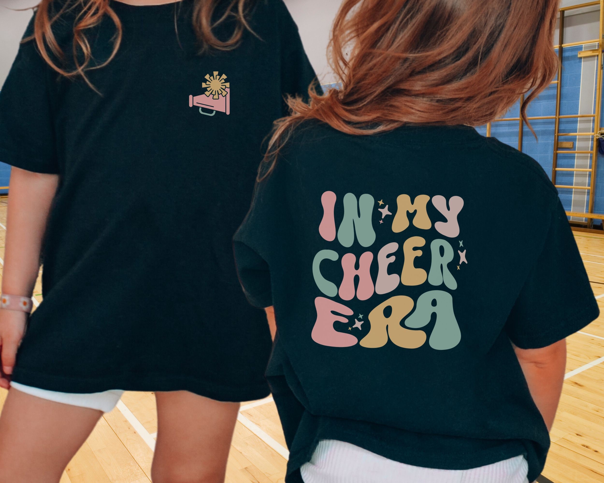 Kids in My Cheer Era Tshirt for Cheerleader Gift for Girls Cheer Gifts ...