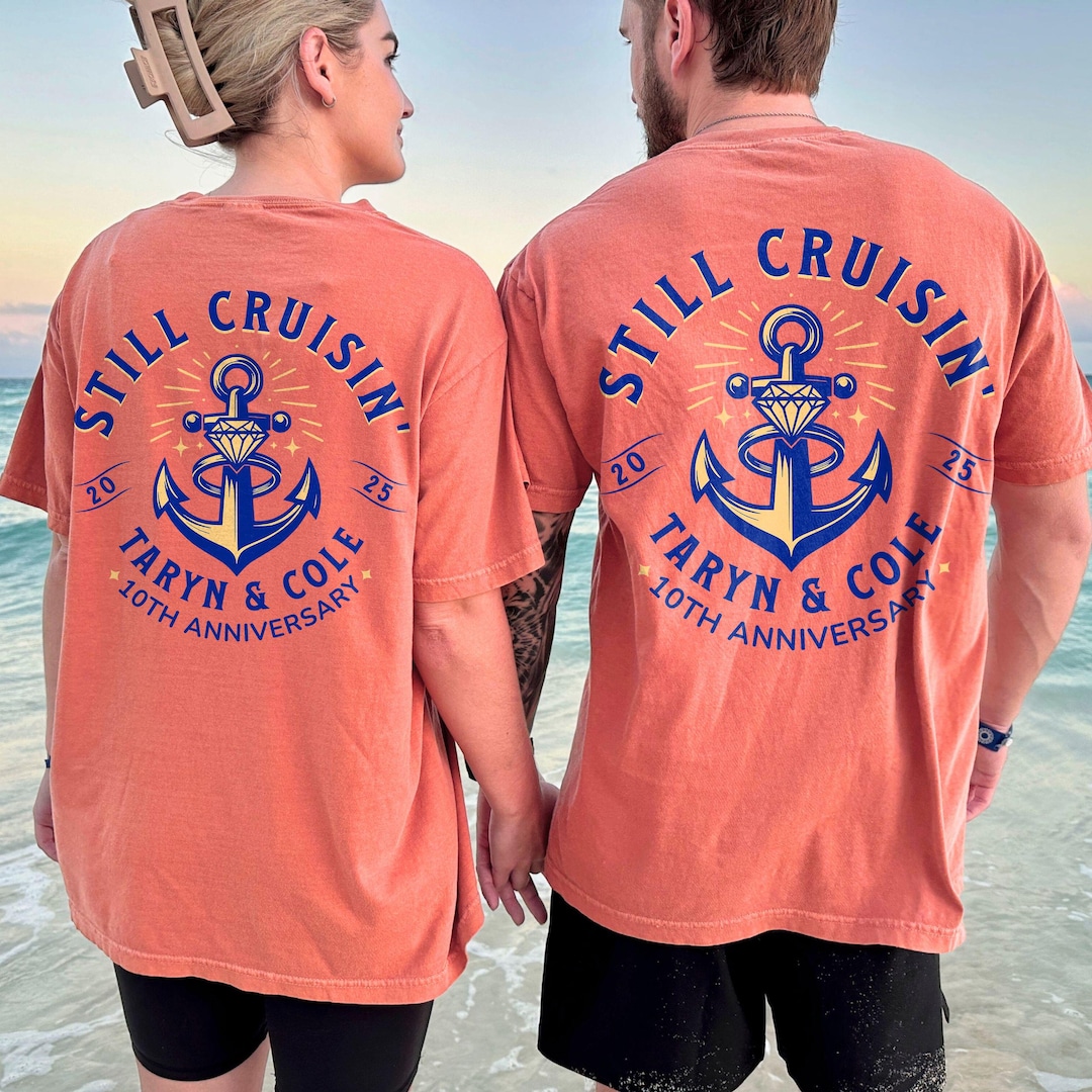 Anniversary Cruise Shirts, Honeymoon Cruise Shirts, Custom Matching ...