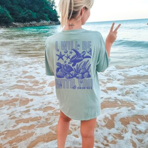 Christian Comfort Colors® Sea Turtle T-shirt, Ocean Bible Verse Tee ...