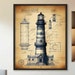 Lighthouse Blueprint - 0004 - Etsy