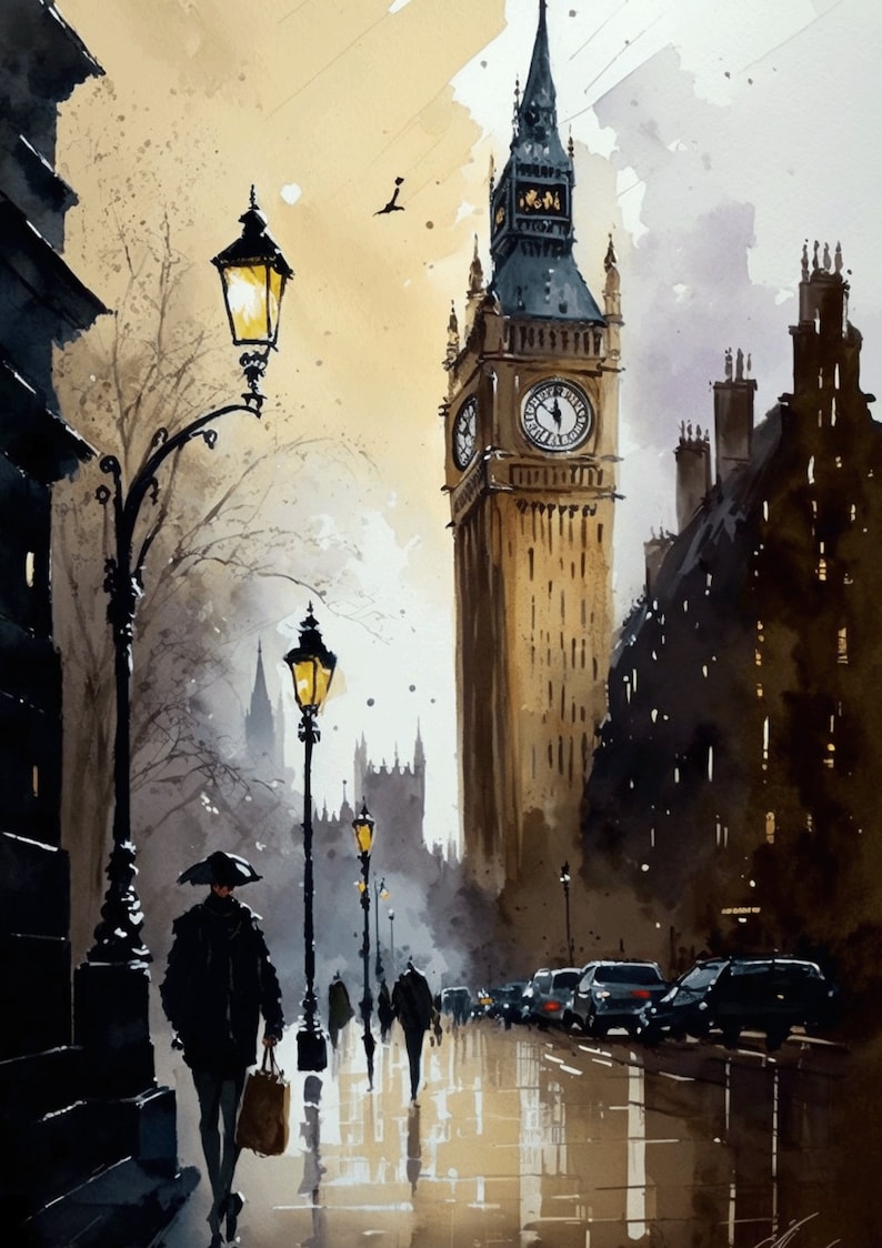 Big Ben, London - 009 : Beautiful Printable Wall Art for Your Home ...