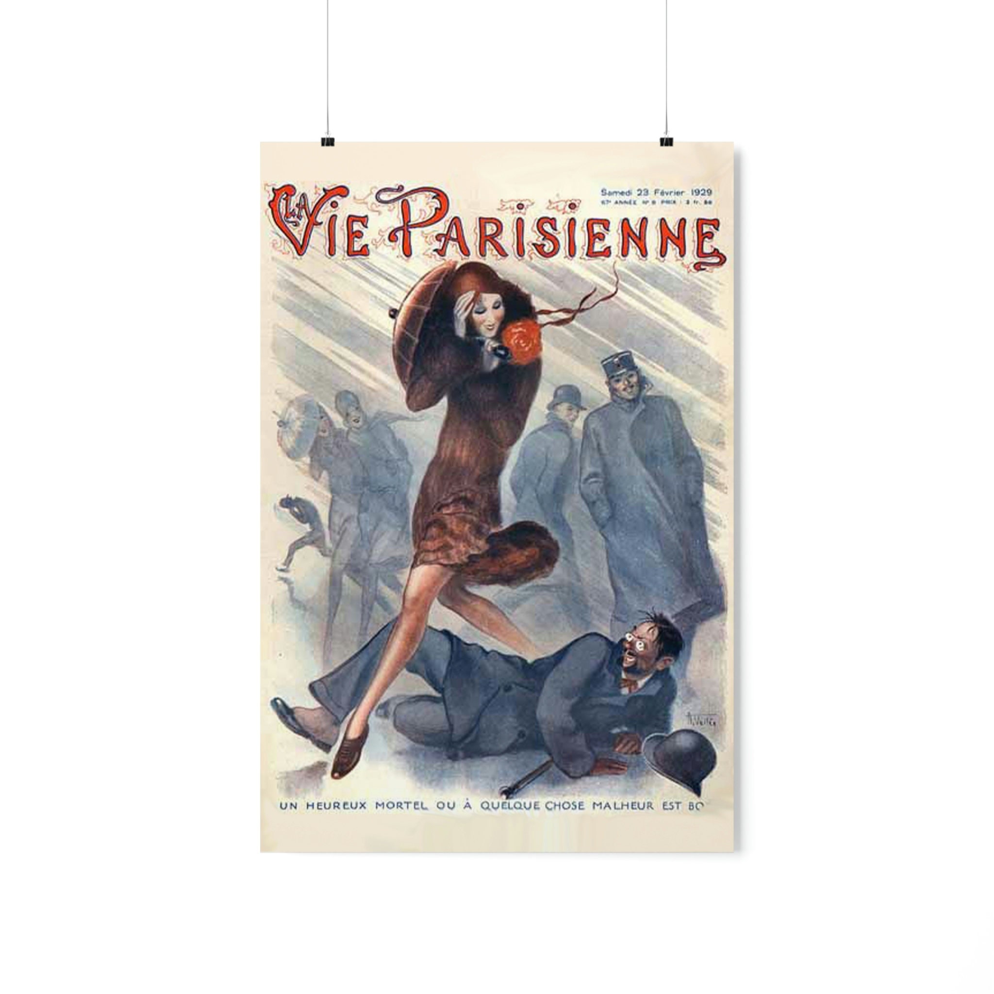 Poster : La Vie Parisienne (the Parisian Life) Magazine Cover - Etsy