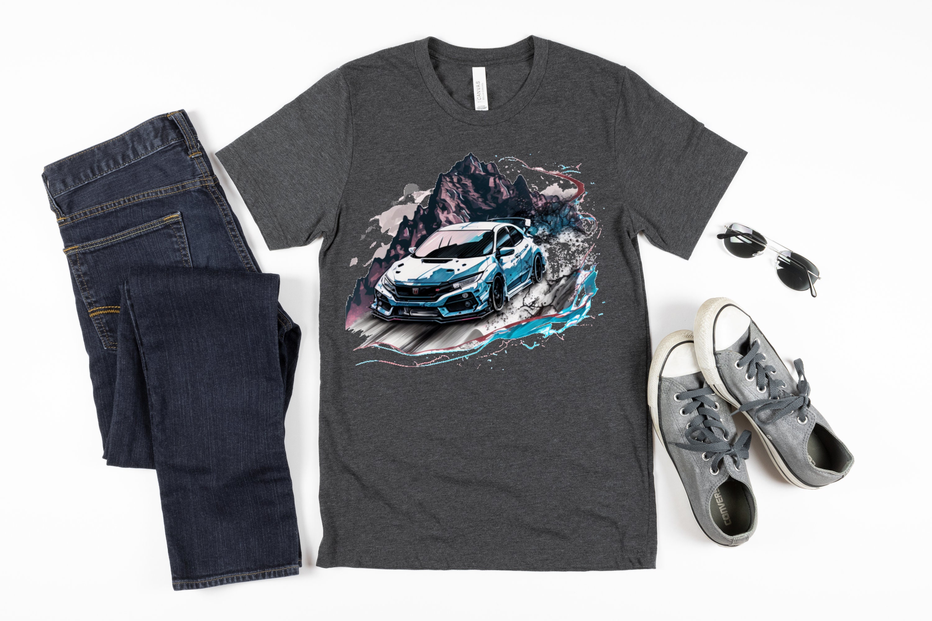 Honda Civic Type R Tee Shirt, Gift for Him, Car Guy Shirt, Honda Shirt ...