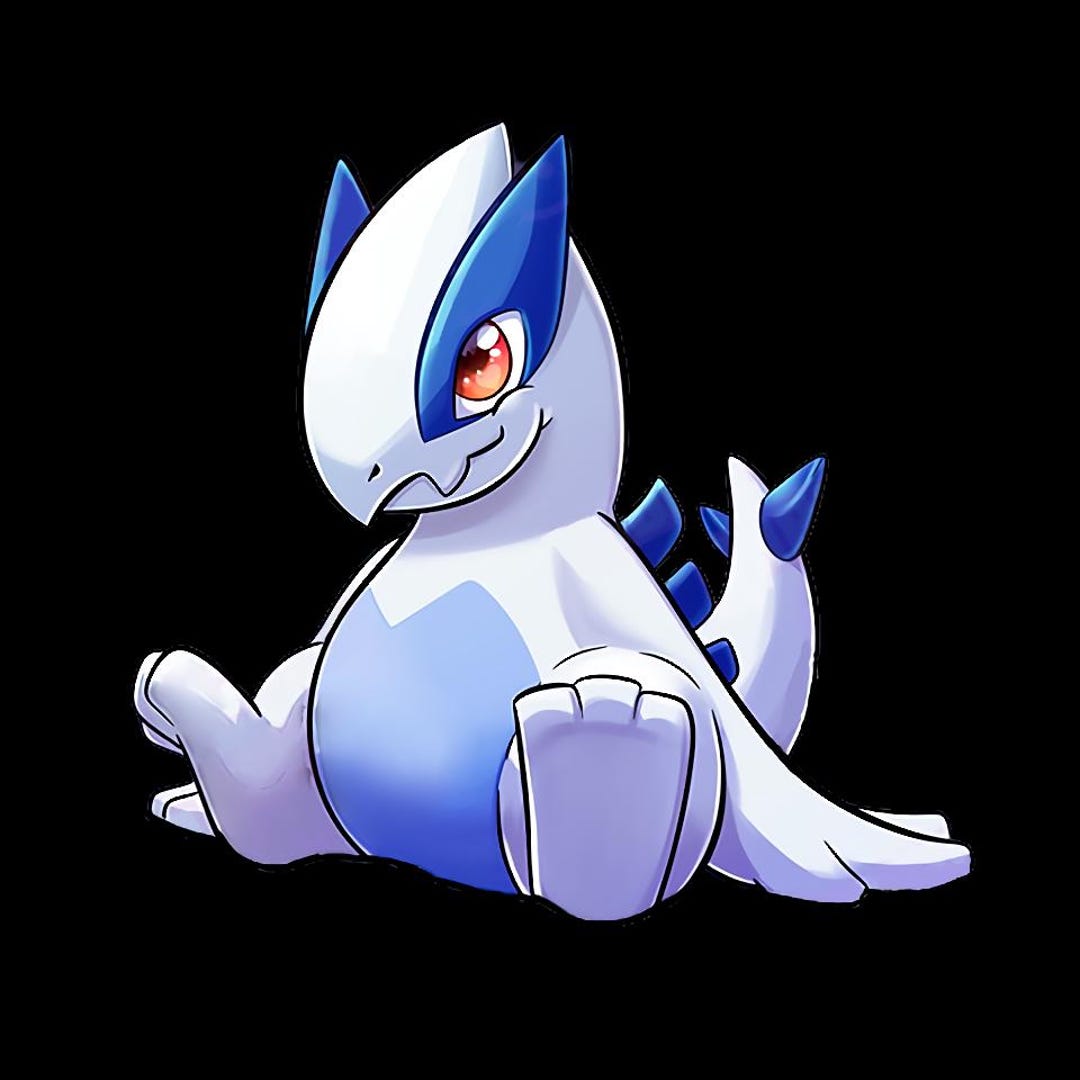 Chibi Lugia Sticker - Etsy