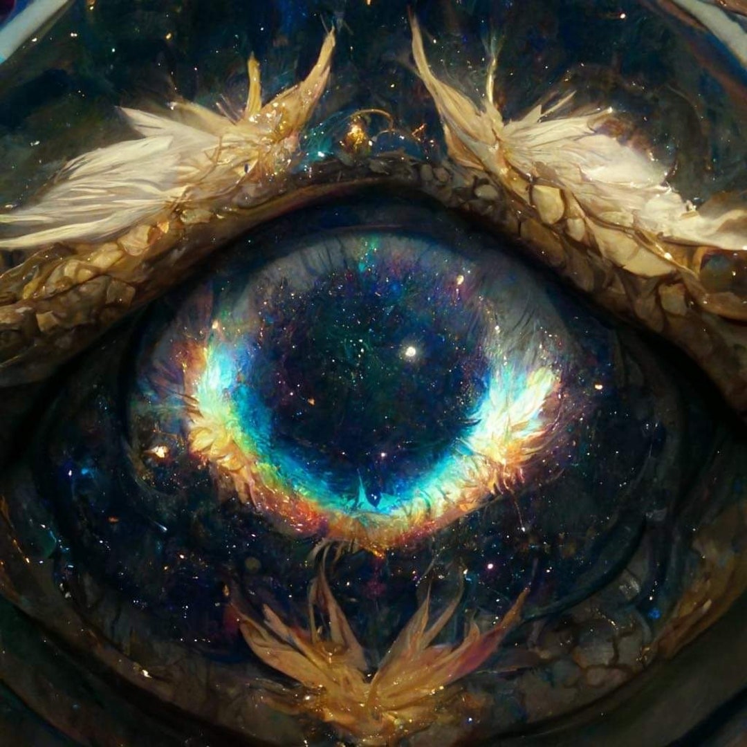 Dragon Eye Digital Art - Etsy