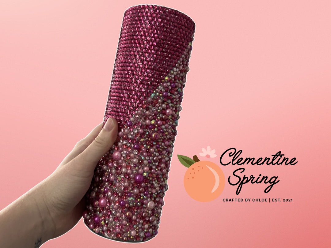 PREORDER any Color Rhinestone V-split Mix Tumbler, Made to Order ...