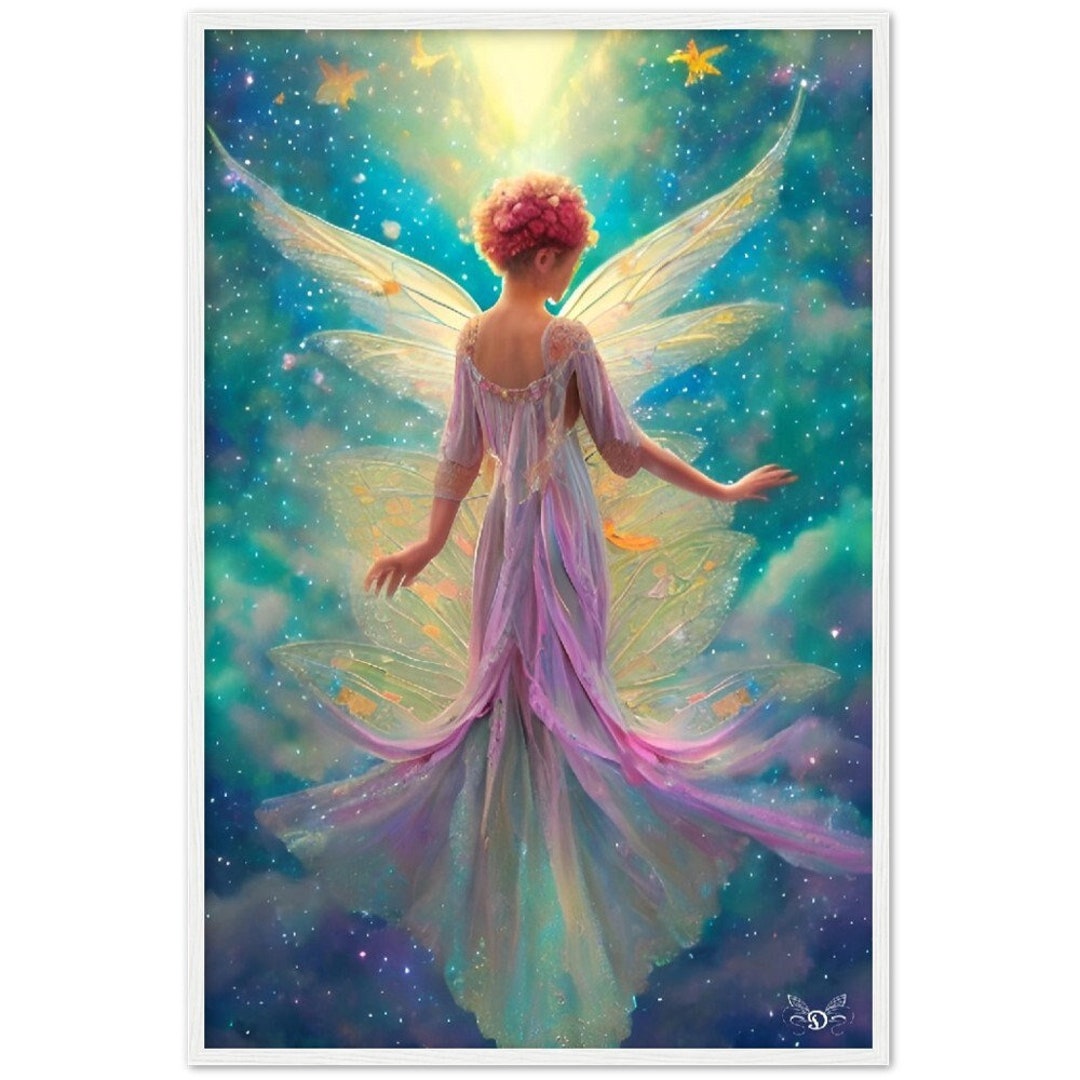 The Sky Fairy | Digitally Designed Wall Art | Astrology Wall Art ...