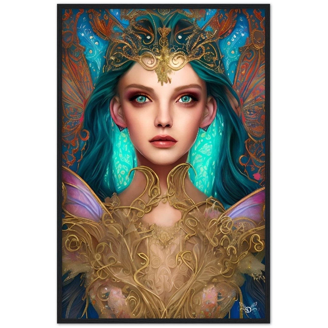 The Fairy of Wealth Wall Art | Digitally Designed Wall Art | Fairy ...
