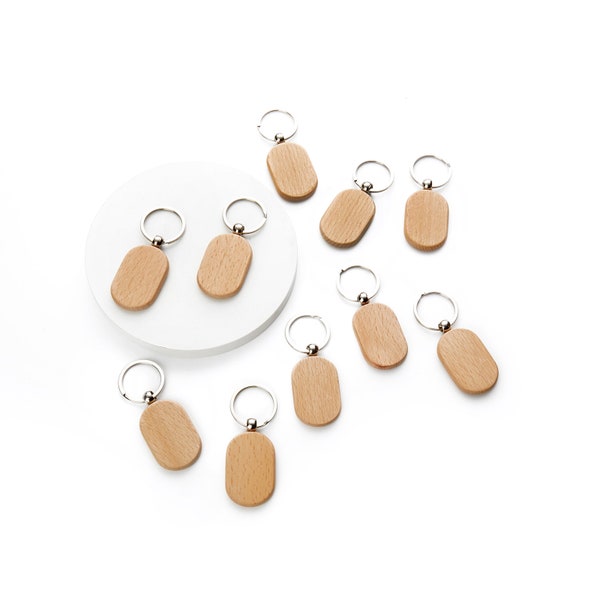 Wooden Key Ring - Etsy