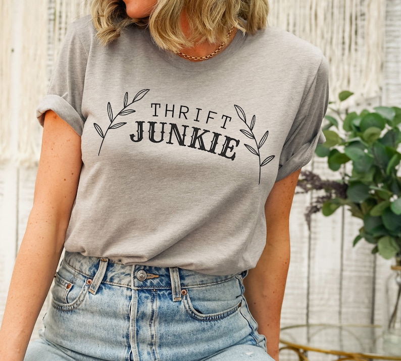 Thrift Junkie | DIGITAL DOWNLOAD | SVG | Pdf | Png | Thrifter | Cricut ...