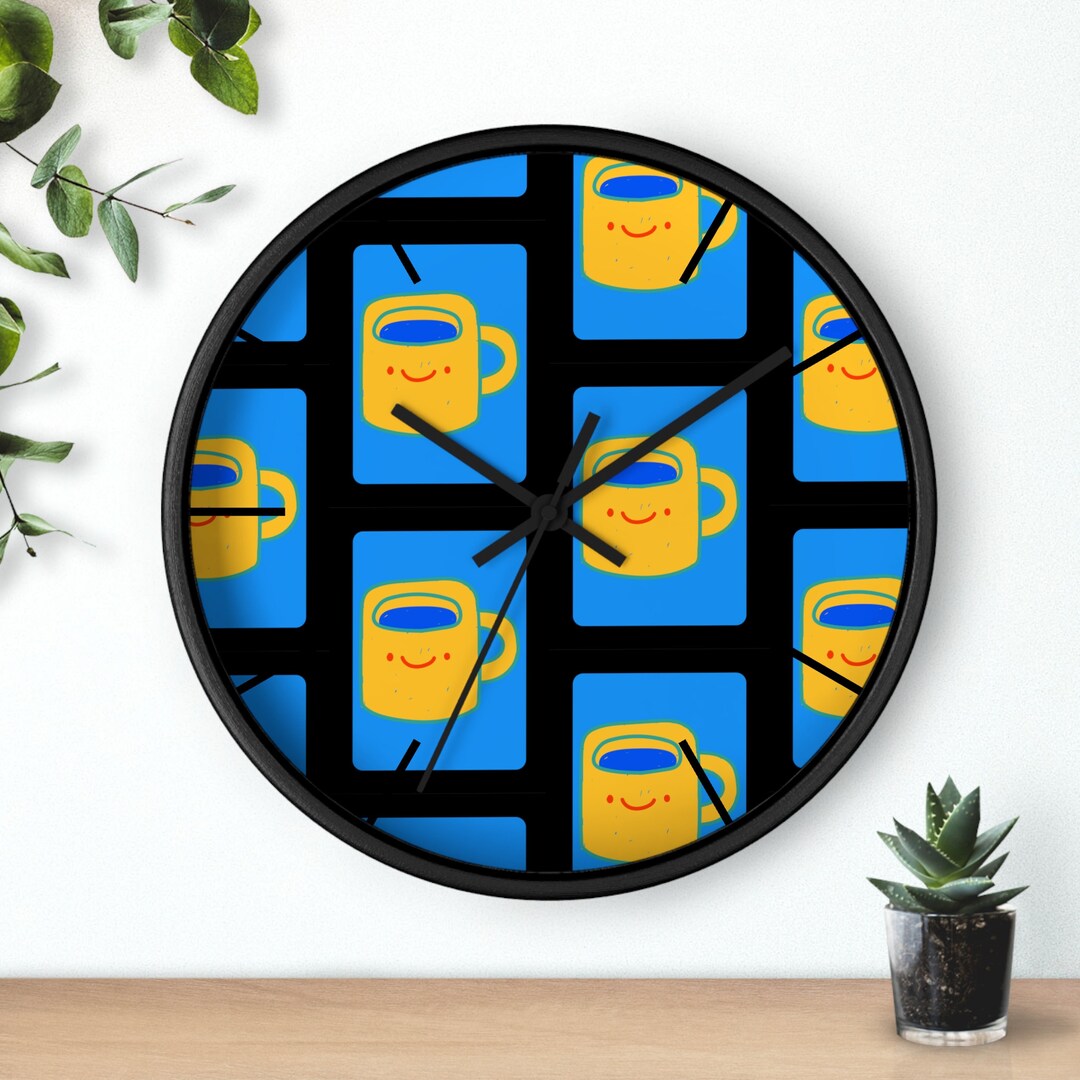 Colorful Smiley Face Pattern Home Decor Wall Clock Gift for School ...