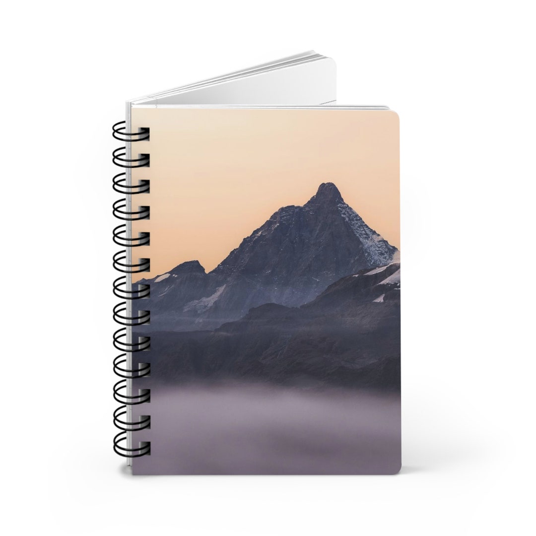 Snowy Mountain Notebook for Writer Daily Journal for Exercise Log for ...