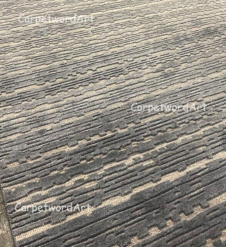 HANDLOOM LUXURIOUS Wool High Low Carpet, Ultra Carpet, Hand-woven ...