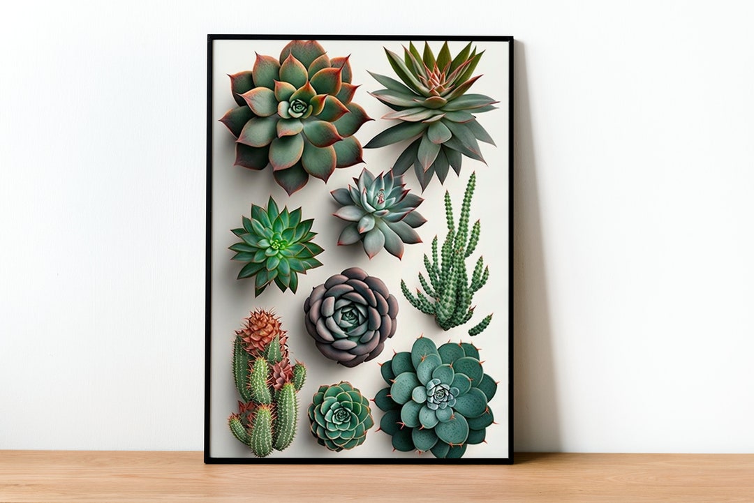 Succulent Assortment Digital Print / Instantly Downloadable and ...