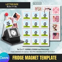 Magnet Maker Machine - Fridge Magnet Maker Ultimate Kit – Complete ...