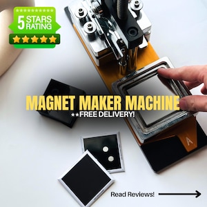 Magnet Maker Machine - Refrigerator Magnet Maker Kit | Magnet Machine ...