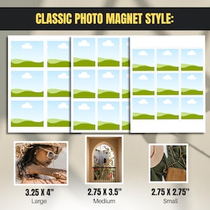 Ultimate Fridge Magnet Template - Photo Magnet Template | 5 in 1 ...