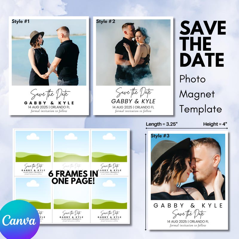 Save the Date Magnets - Etsy