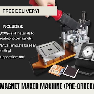 Magnet Maker Machine - Fridge Magnet Maker Ultimate Kit – Complete ...