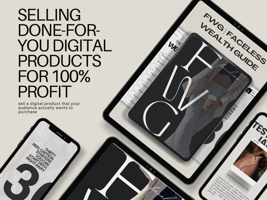 Faceless Wealth Guide FWG With MRR & PLR How to Start Faceless ...