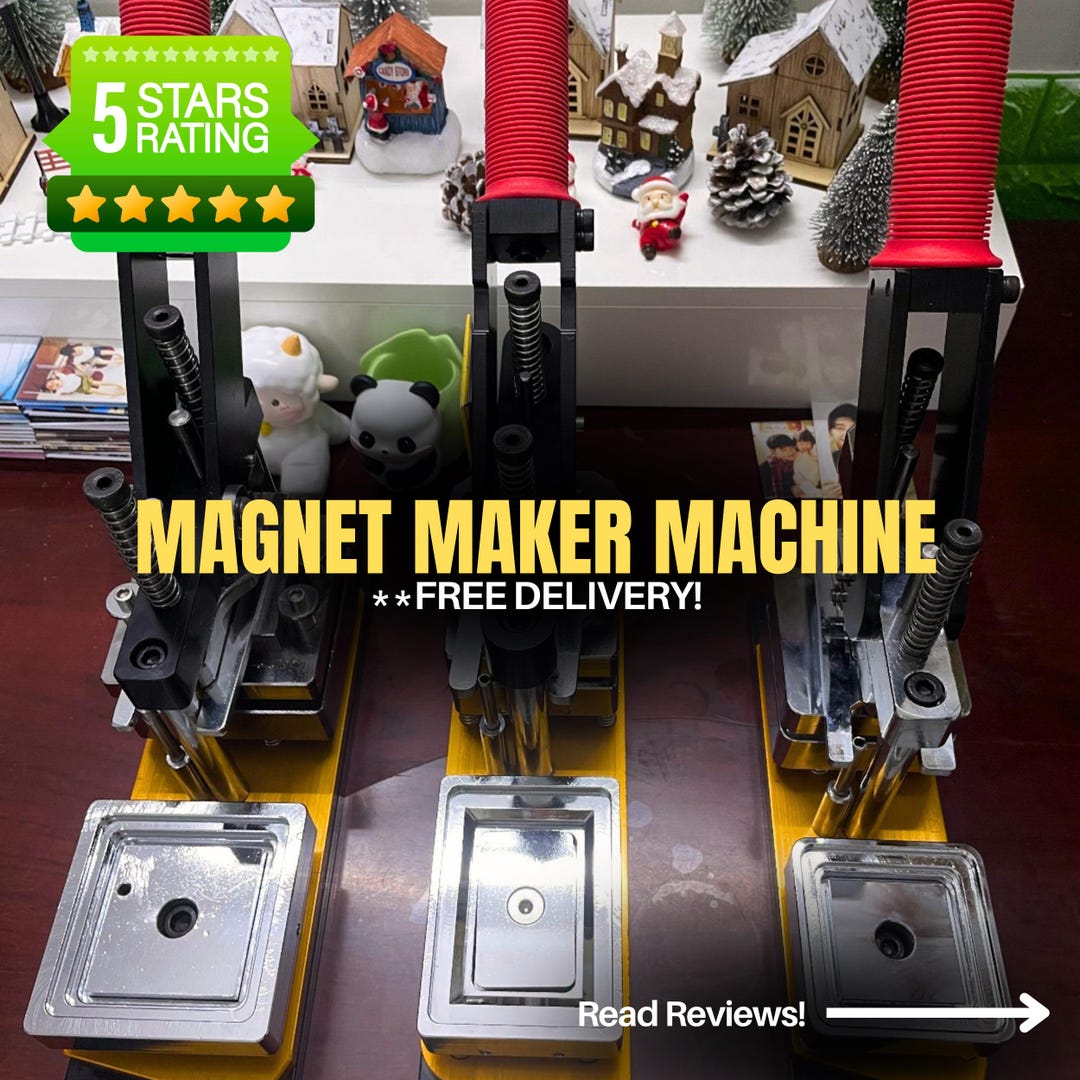 Magnet Maker Machine - Fridge Magnet Maker Ultimate Kit – Complete ...