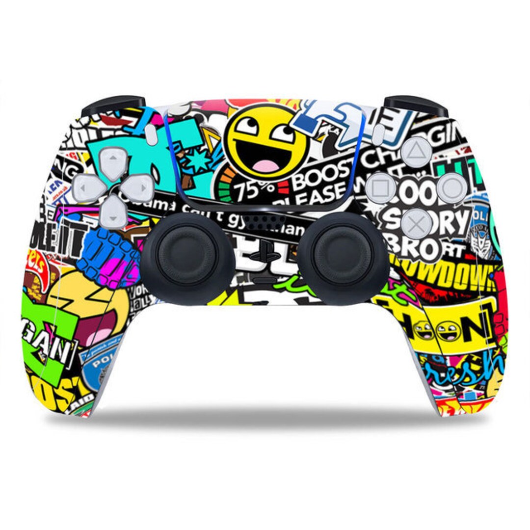 Graffiti Art Custom PS5 Skin and Anti-slip for Playstation 5 Sony ...