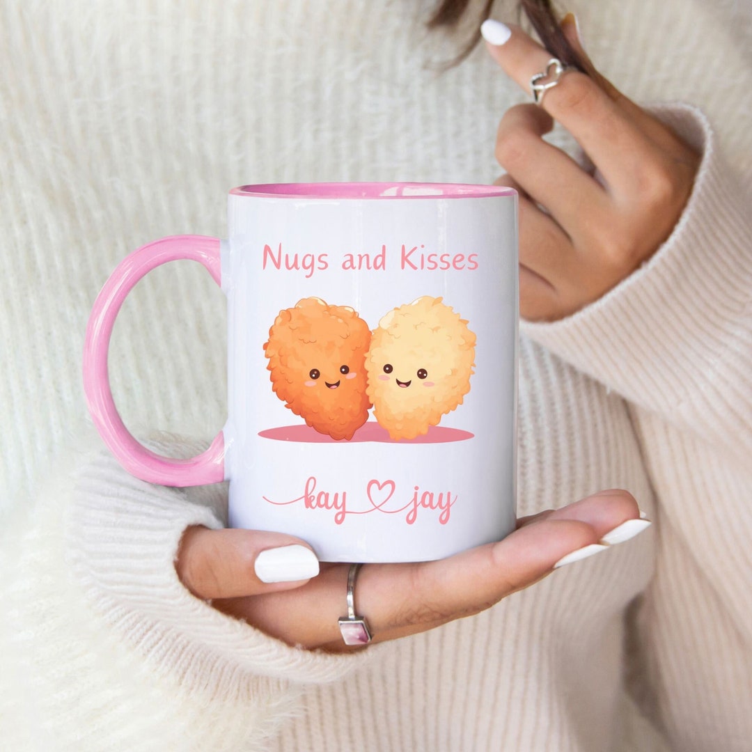 Chicken Nugget Coffee Mug for Valentines Day, Personalized Valentines ...