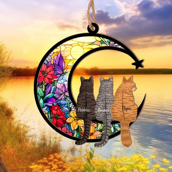 Suncatcher Persian Cat - Etsy