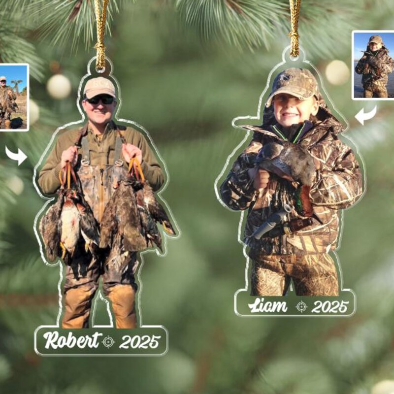 Hunting Christmas Ornaments - Etsy