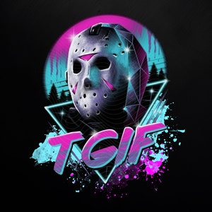 Jason Voorhees TGIF PNG Friday the 13th Png Halloween Png - Etsy