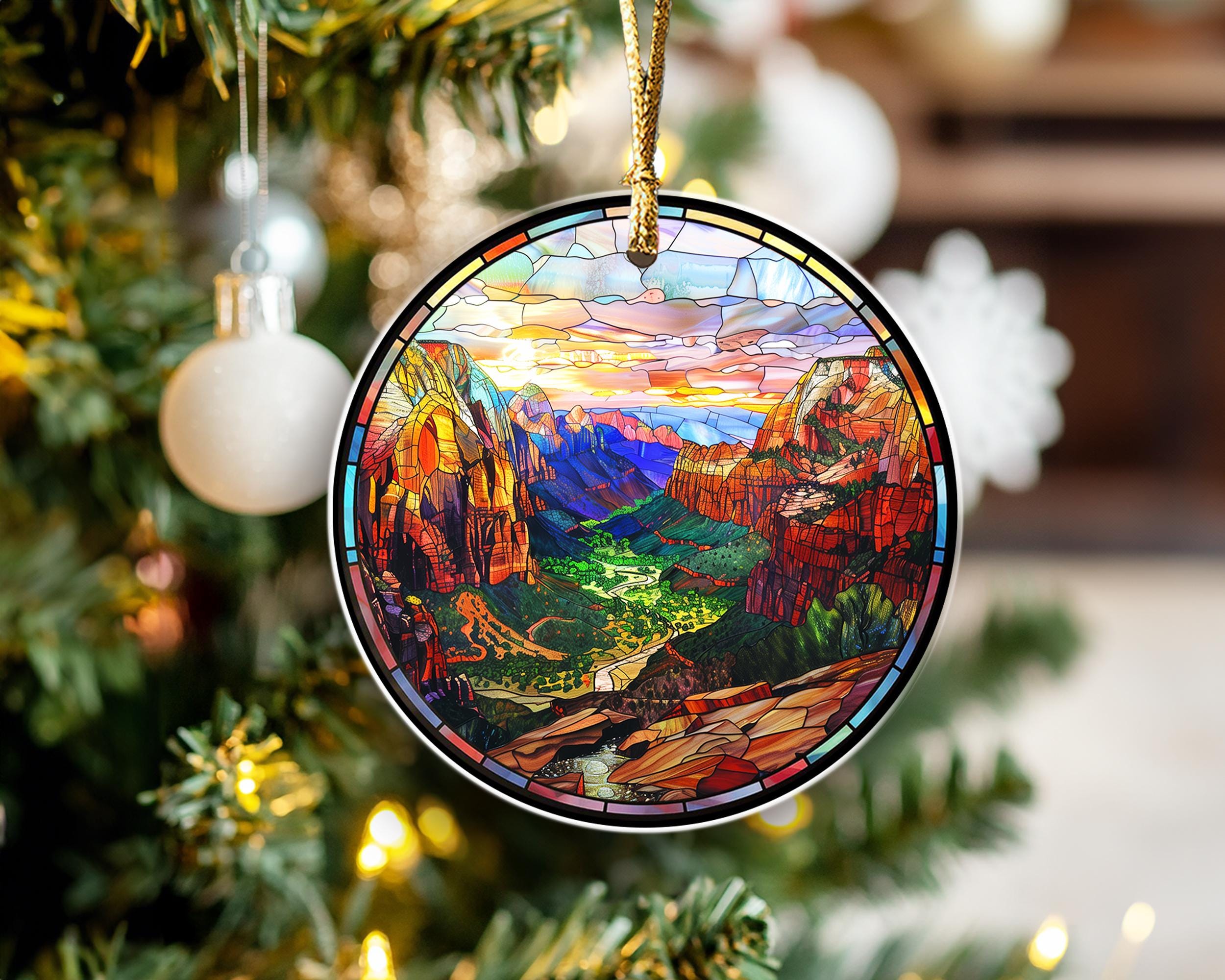 Zion National Park Ornament, National Park Christmas Ornament, Zion ...