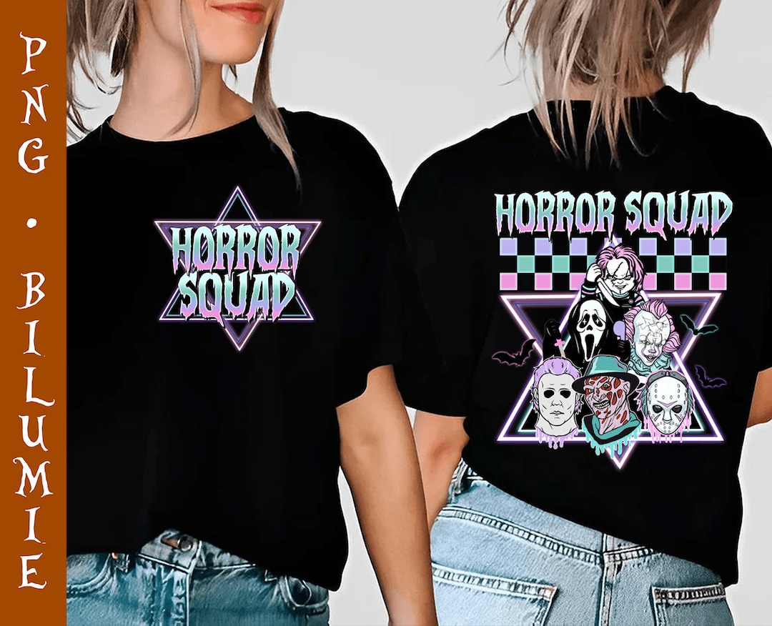 Horror Squad PNG File, Halloween Png, Horror Friends Png, Horror ...