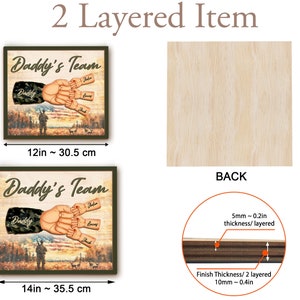 Personalized Fist Bump Army Dad Sign With Kids Names, Custom Army Dad ...