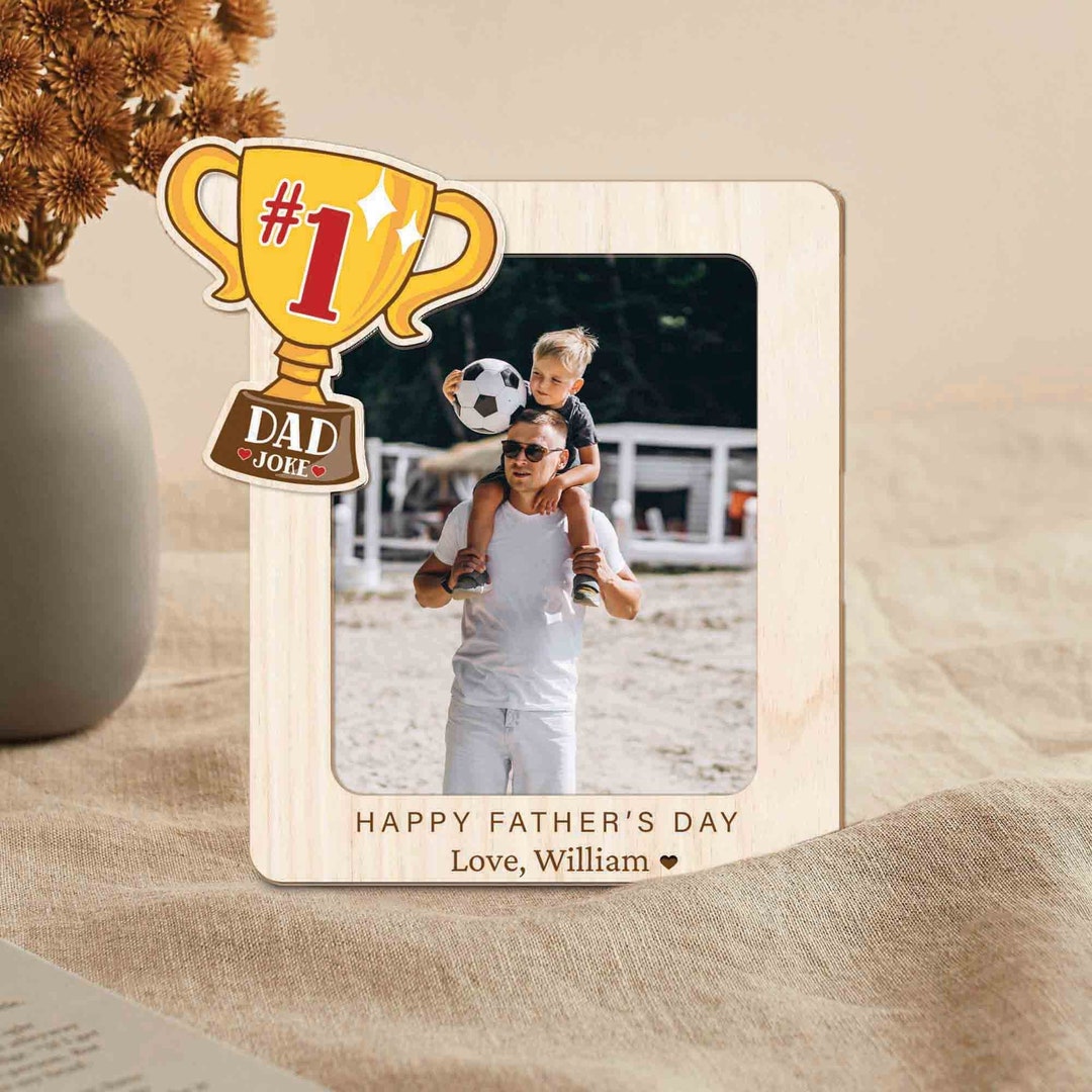 Personalized Father's Day Photo Car Visor Clip, Custom Dad Photo Frame ...