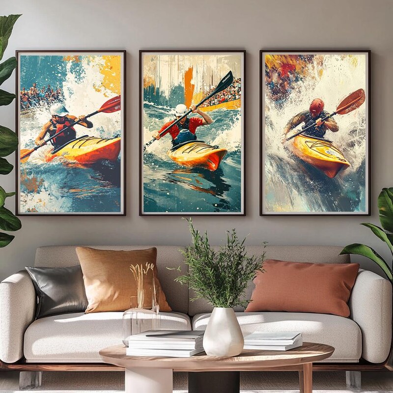 Kayak Art - Etsy