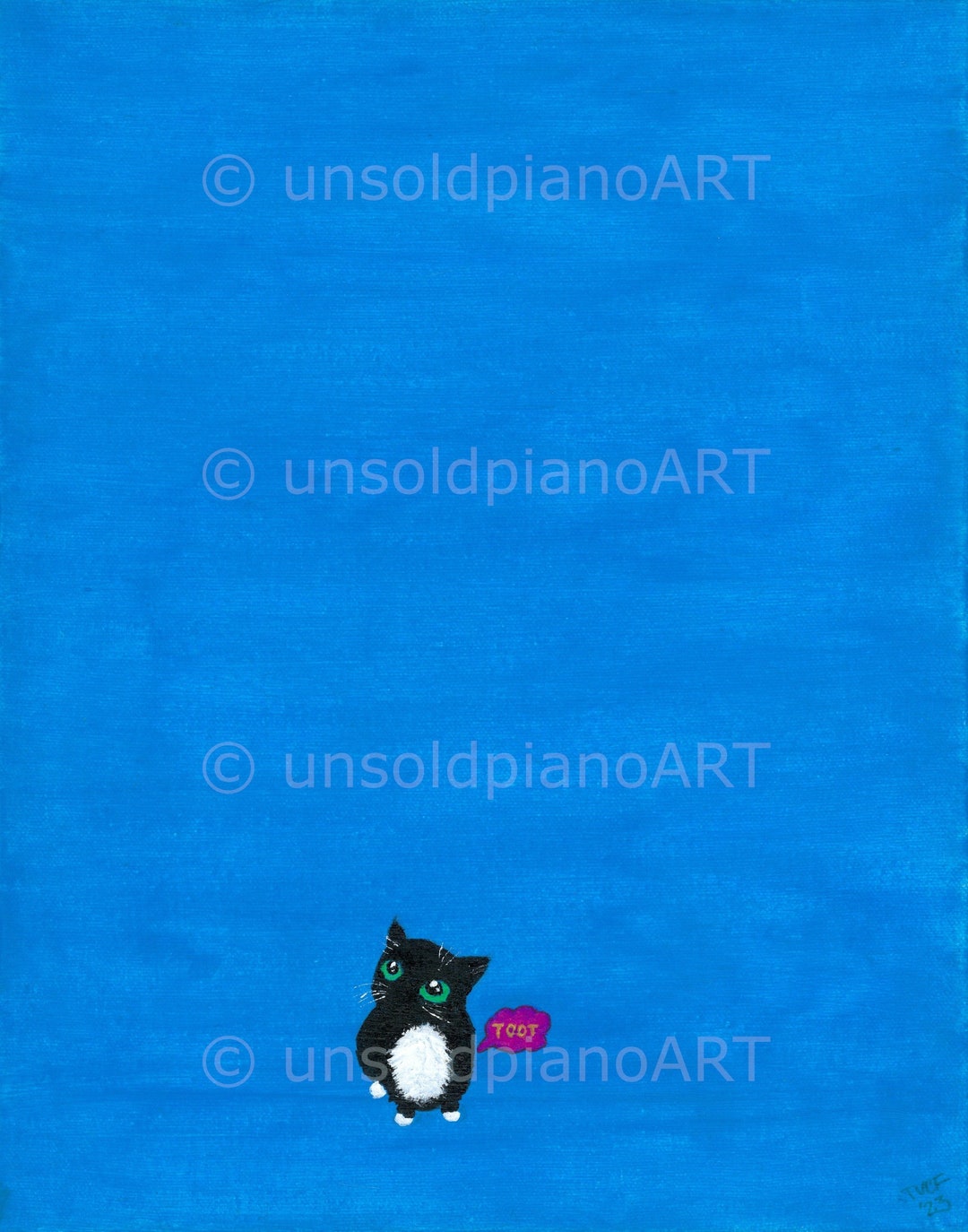 Tiny Tim/tiny Toot Original Art Print - Etsy