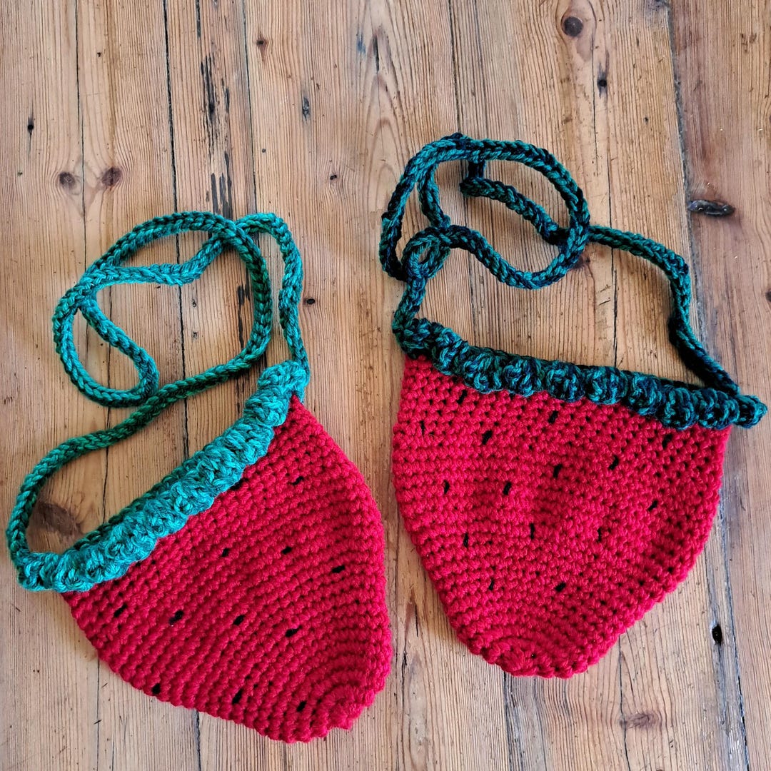 Crochet Strawberry Purse Pattern. Crochet Strawberry Bag Pattern ...