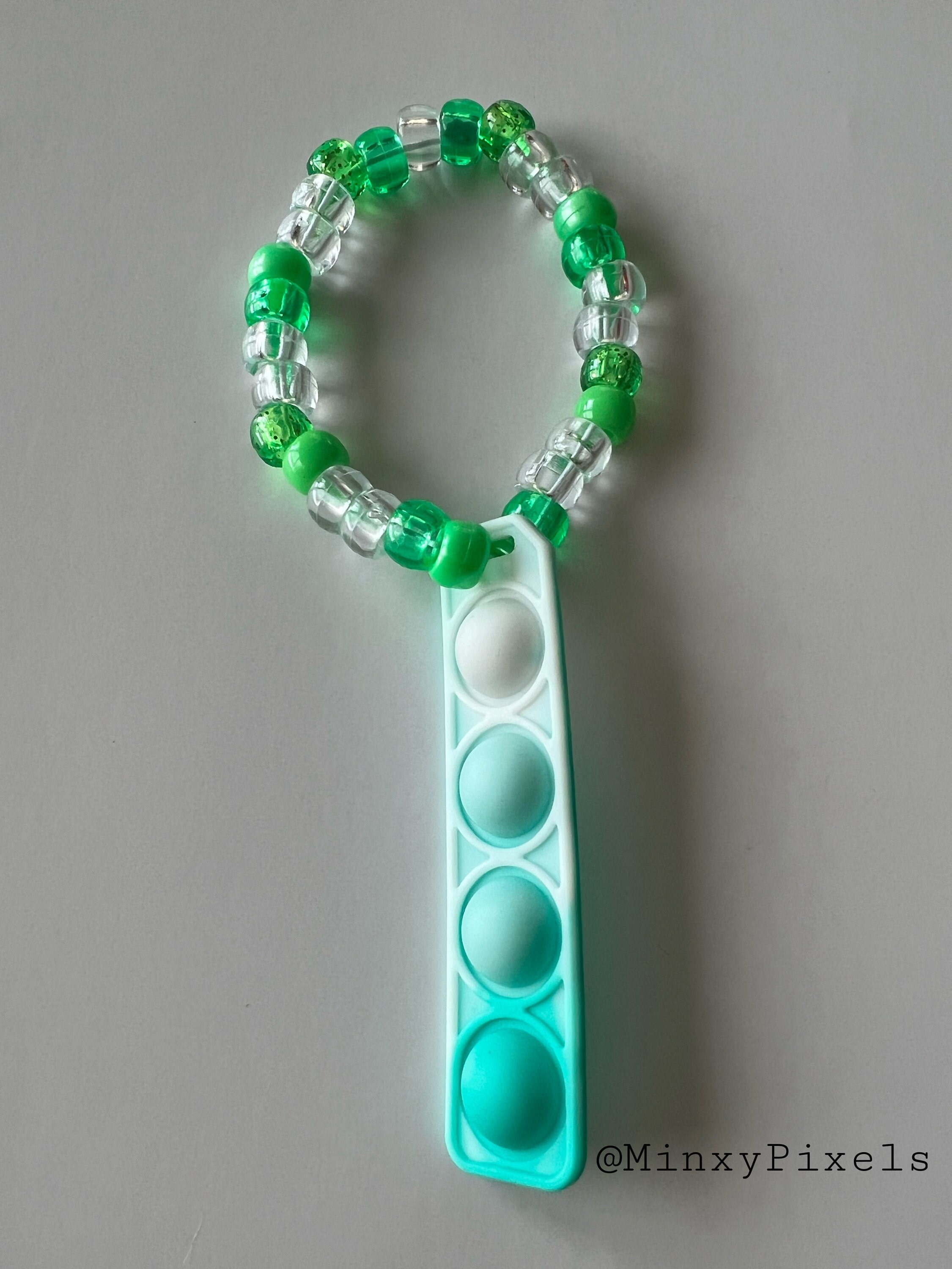 Pop It Fidget Toy Kandi Bracelet Singles Bracelets Kawaii - Etsy