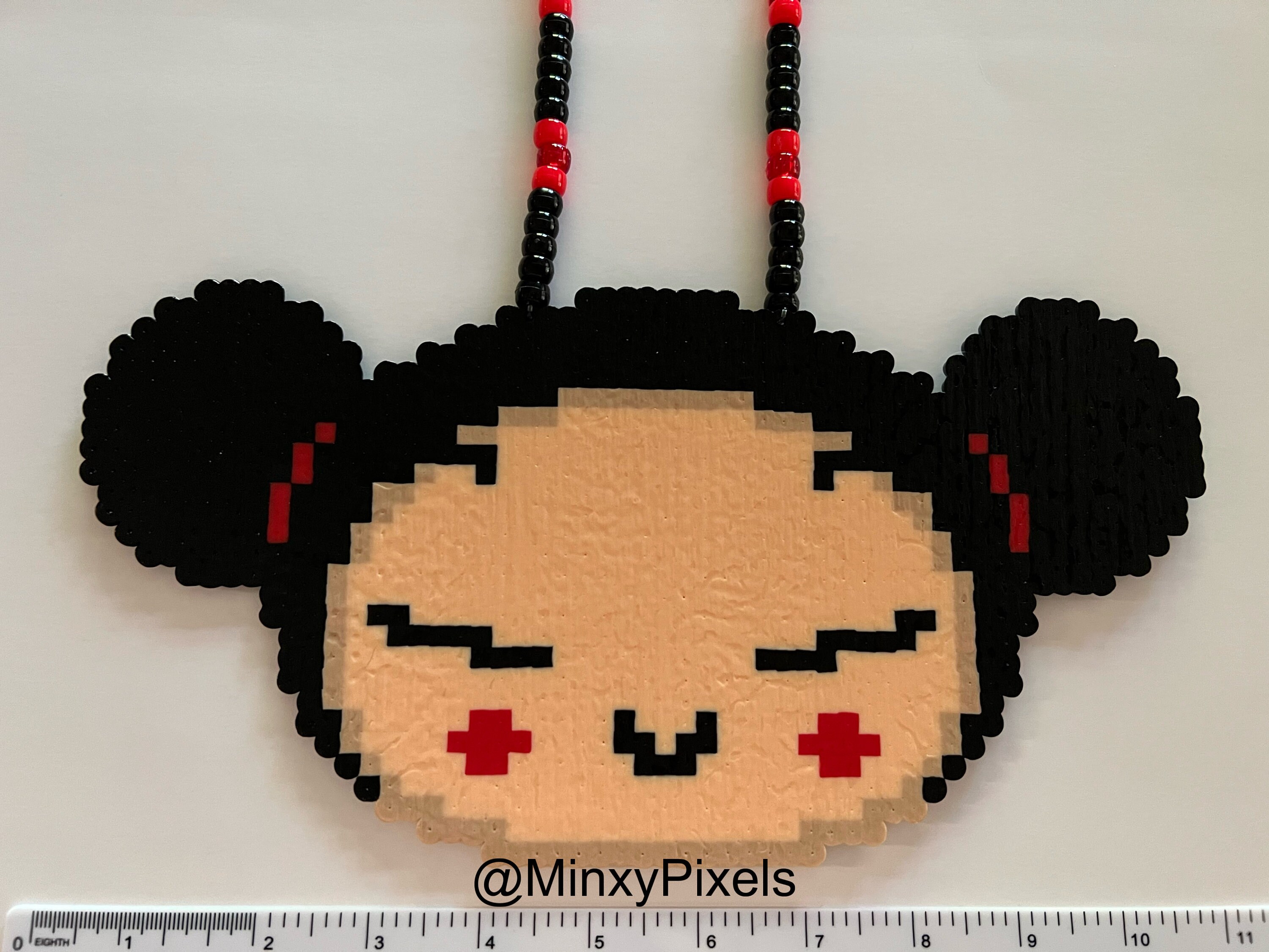 Cute Kissing Couple Raver Kandi Perler Necklace Bracelet - Etsy