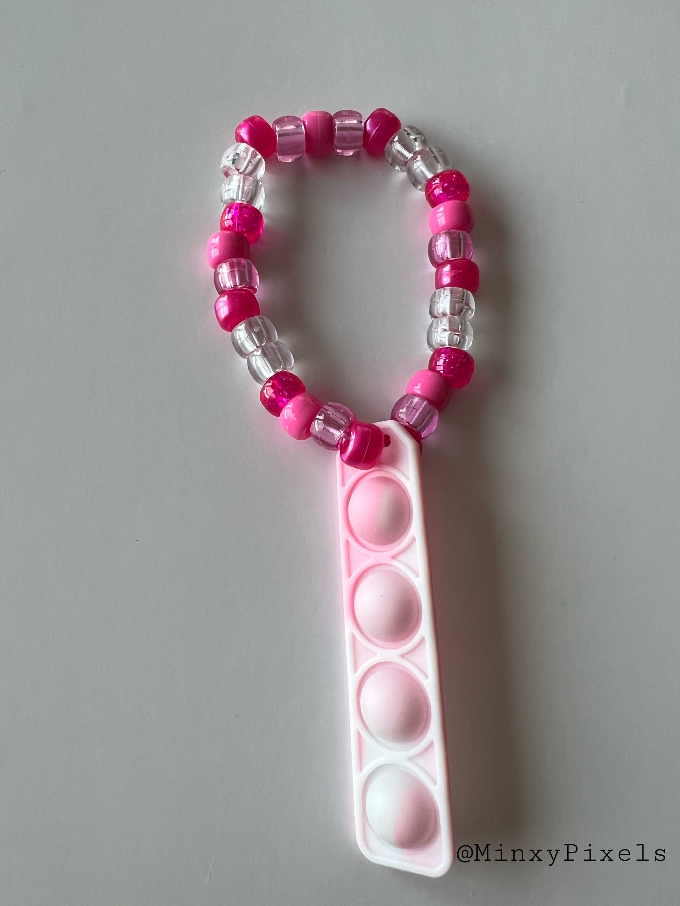 Pop It Fidget Toy Kandi Bracelet Singles Bracelets Kawaii - Etsy
