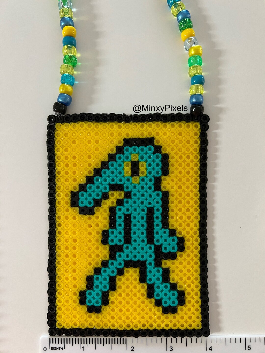 Squid Cartoon Artwork Kandi Perler Necklace Sponge Funny Cartoons ...