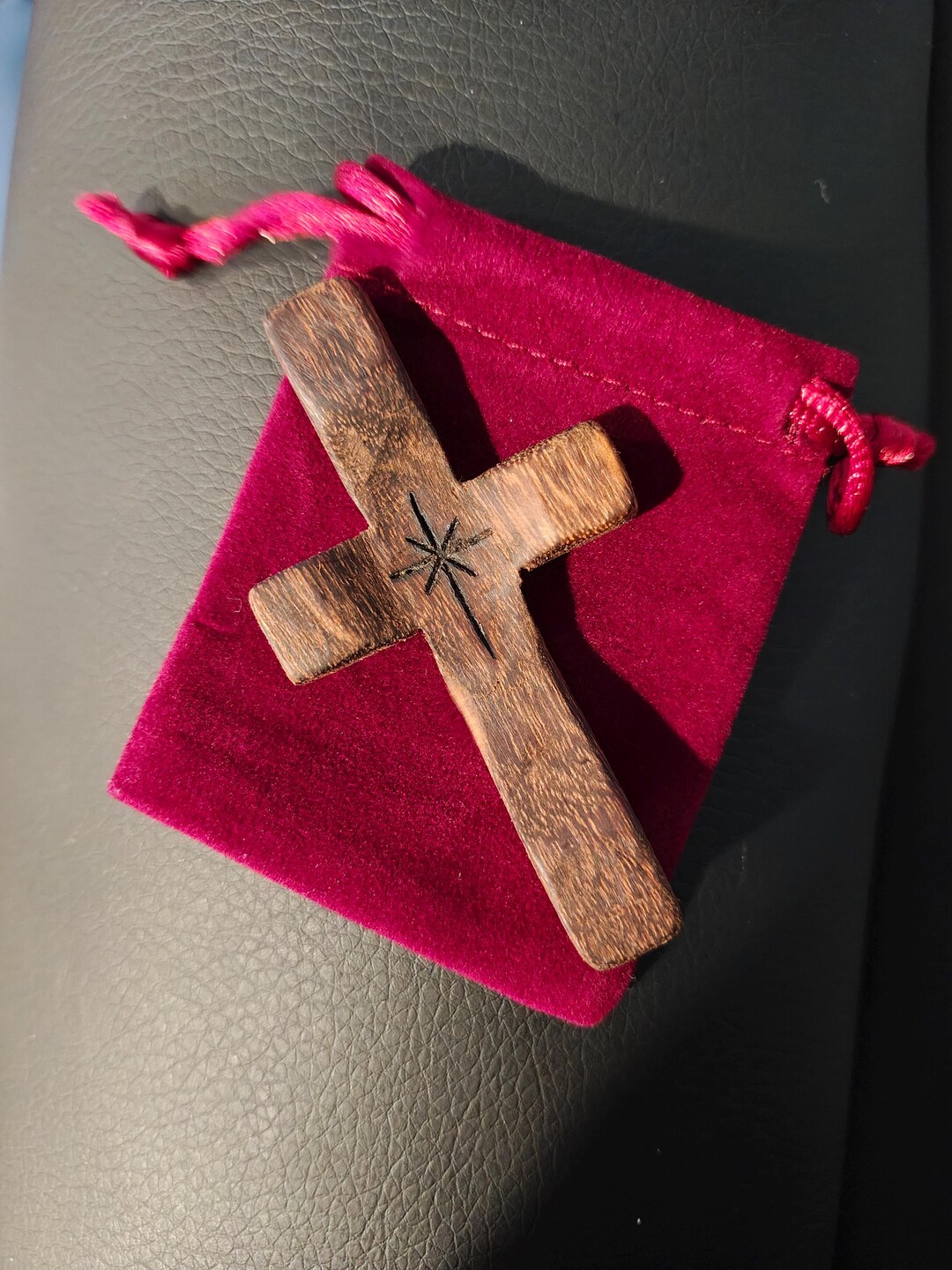 Trinity Crosses – Handmade Wooden Pocket Crosses for Prayer, Comfort ...