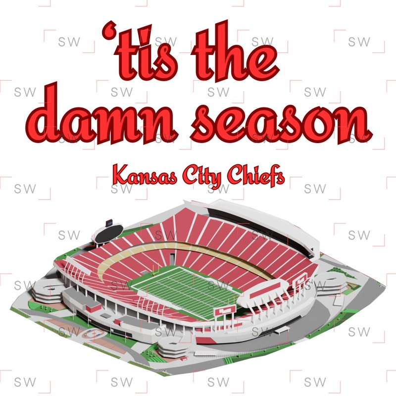 Kansas City Chiefs Tis the Season Png - Etsy
